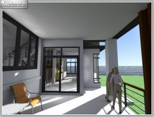 Modern Style Half House That You Can Transform into a Four Bedroom Home ...