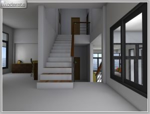 Modern Style Half House That You Can Transform into a Four Bedroom Home ...