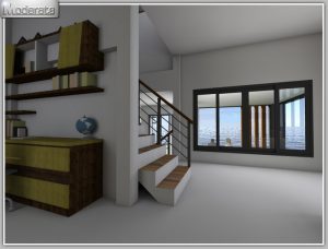 Modern Style Half House That You Can Transform into a Four Bedroom Home ...