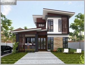 Modern Style Half House That You Can Transform into a Four Bedroom Home ...