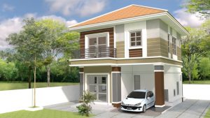 Minimalist 7 x 7-meter house design with three bedrooms | Pinoy ePlans