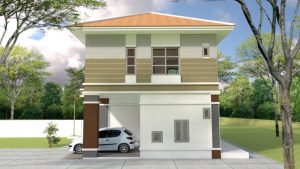 Minimalist 7 x 7-meter house design with three bedrooms | Pinoy ePlans