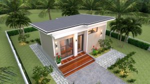 Modern Compact Home Design in 35 sq m. Area | Pinoy ePlans
